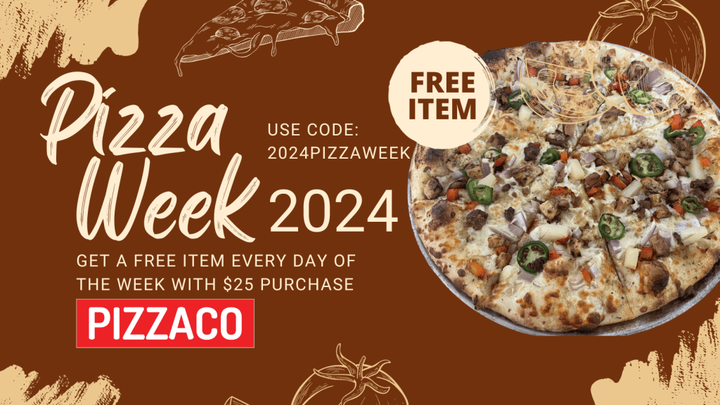 National Pizza Week - Pizzaco